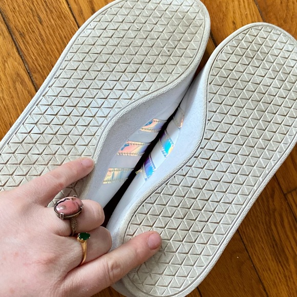 adidas | Shoes | Adidas Holographic Shell Toes 7 | Poshmark